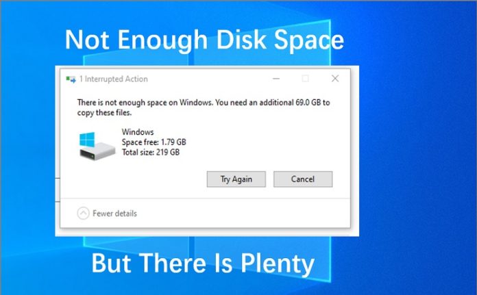 Solved Guide To Fixing Not Enough Disk Space Errors When You Have
